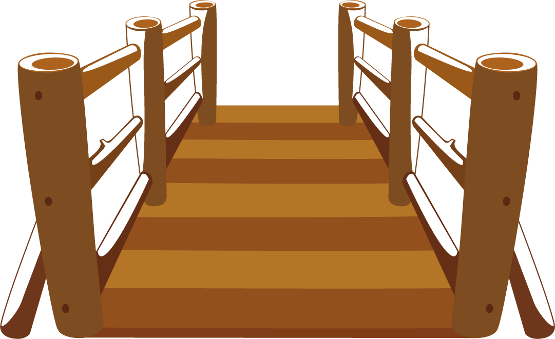 free Wooden sign boards and bridges desi... | Magipik Free Vector