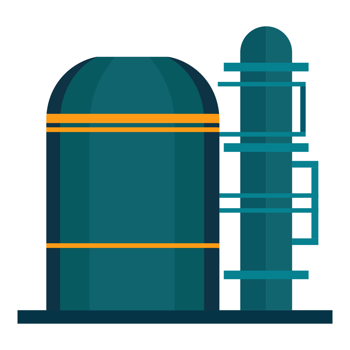 free oil and gas industry icons flat style vector 961556