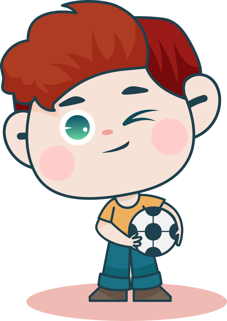 free young smart boy character with diff... | Magipik Free Vector